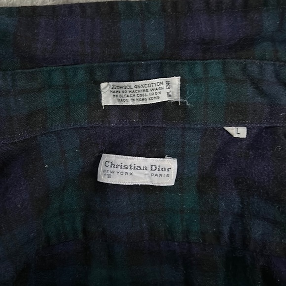 Dior | Shirts | Christian Dior Mens Flannel | Poshmark
